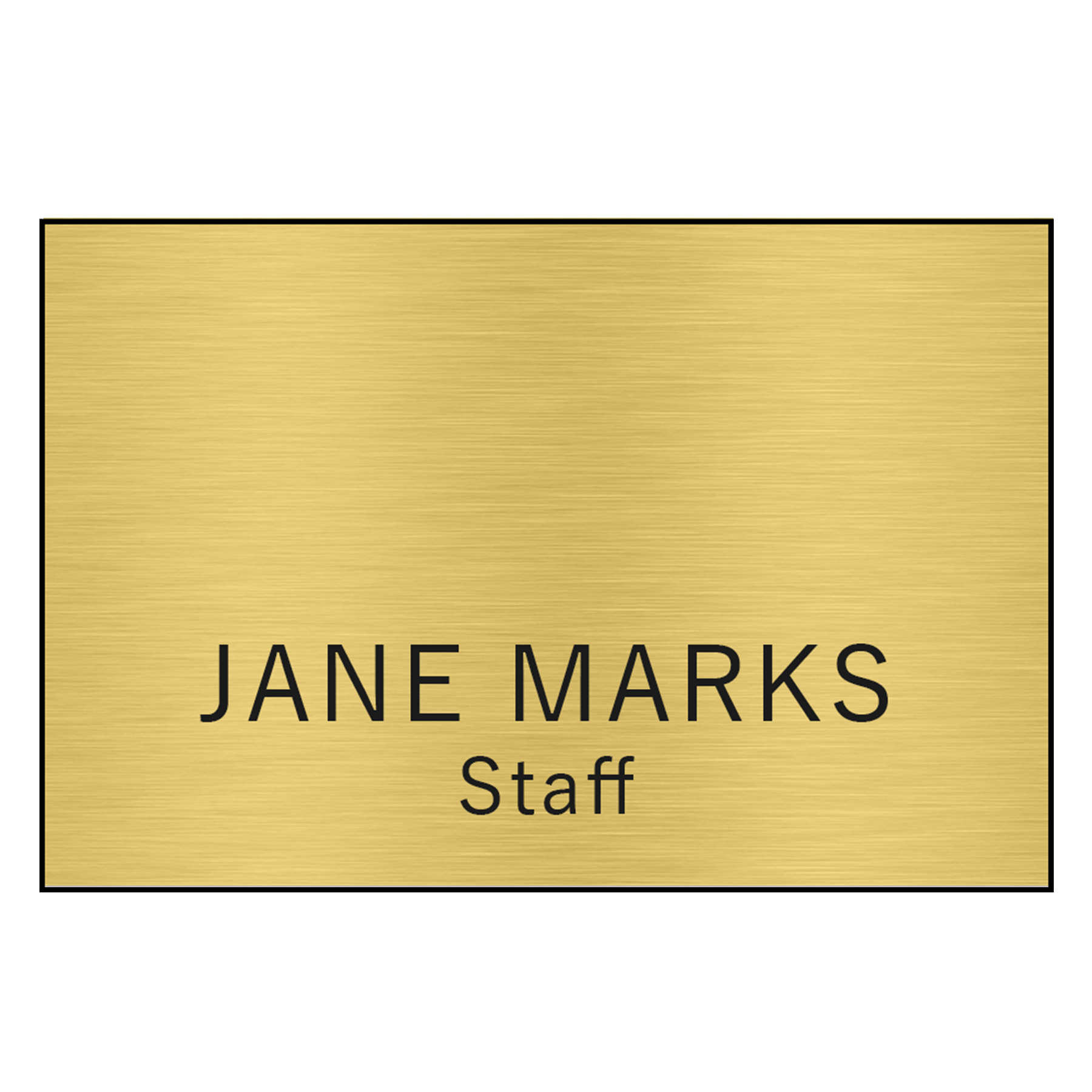 Hollywood Plastic Name Badge (Standard Size 2" x 3") - HPG Brands