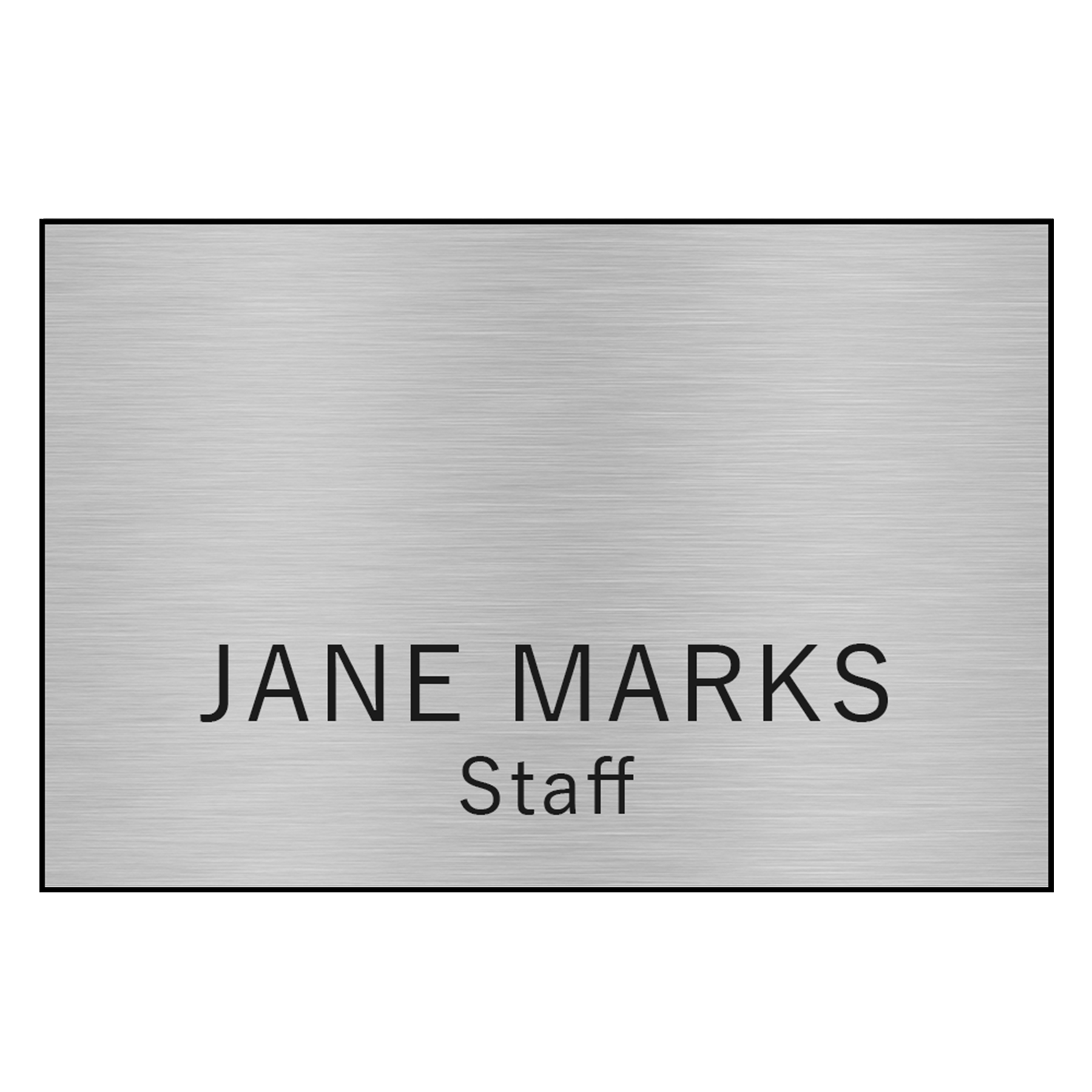 Hollywood Plastic Name Badge (Standard Size 2" x 3") - HPG Brands
