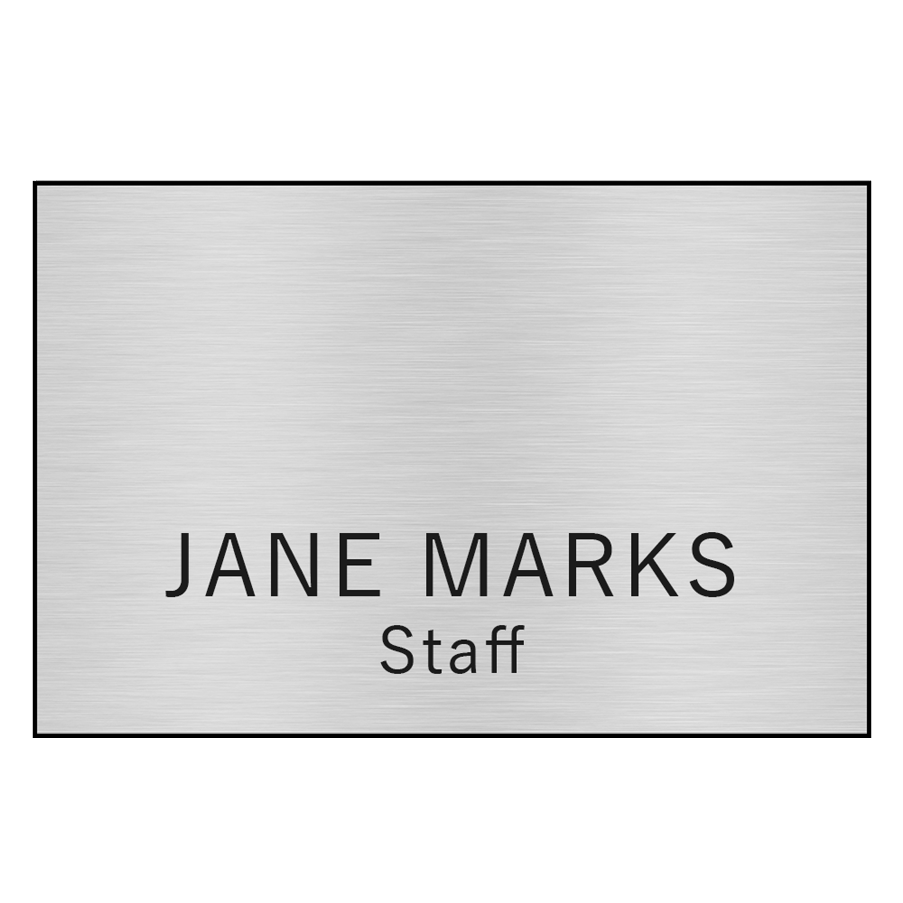 Hollywood Plastic Name Badge (Standard Size 2" x 3") - HPG Brands
