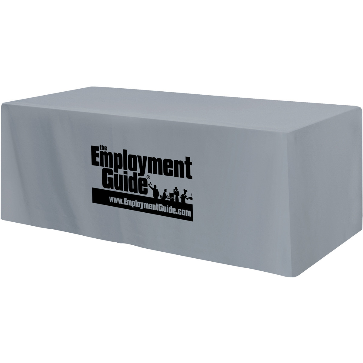 Fitted 4-sided Table Cover - fits 8 foot standard table - HPG Brands