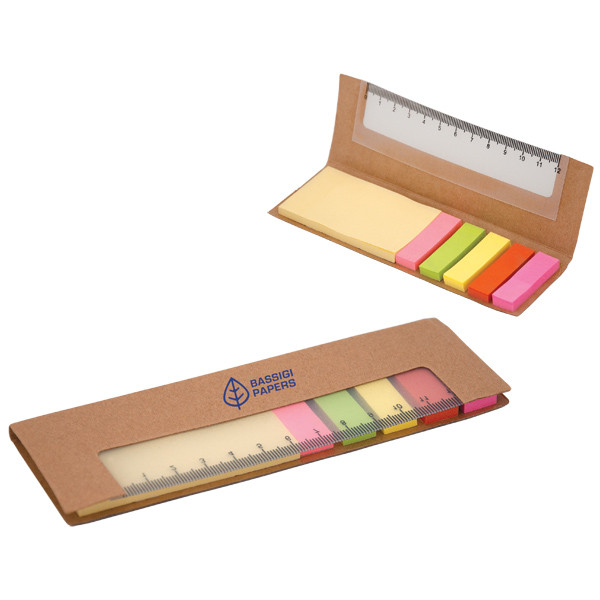 300 Sticky Notes With Ruler - HPG Brands