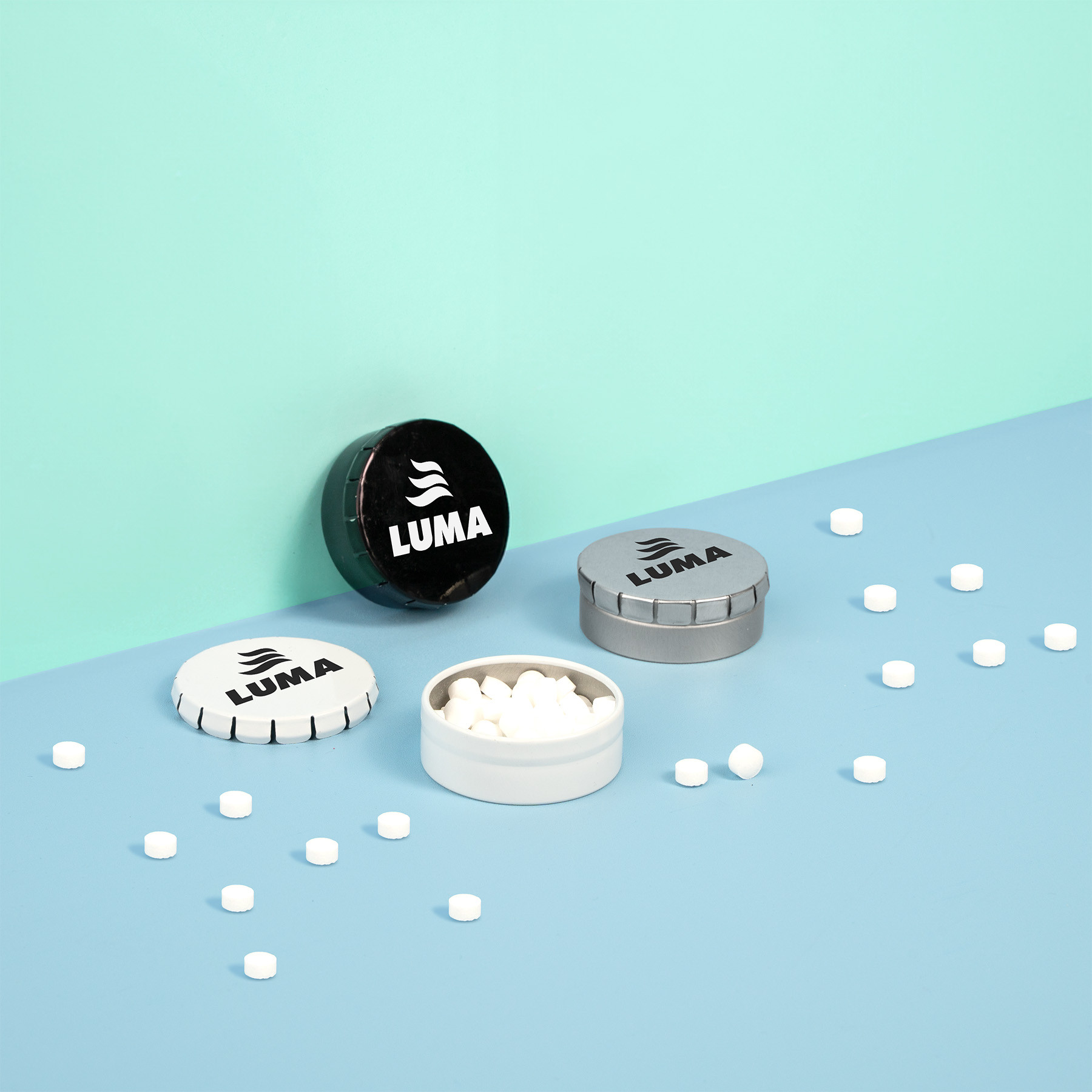 Small Round Clicker Mint Tin - HPG Brands