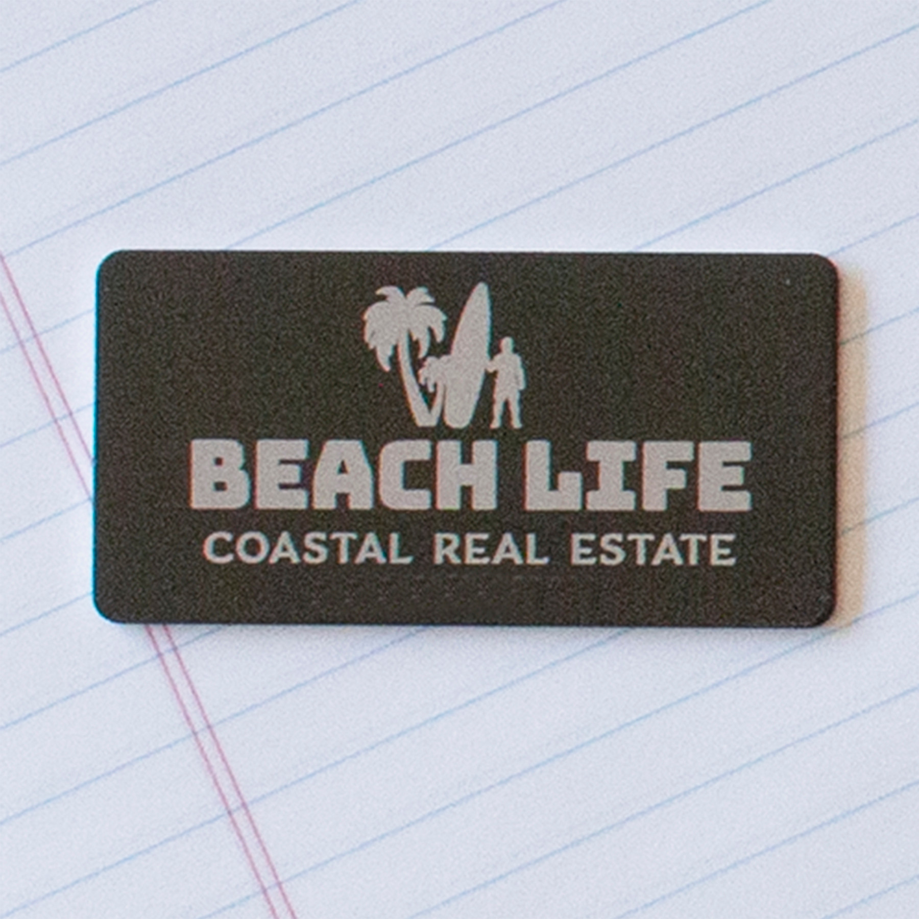 Silver City Metal Name Badge: 1.5" X 3" - HPG Brands