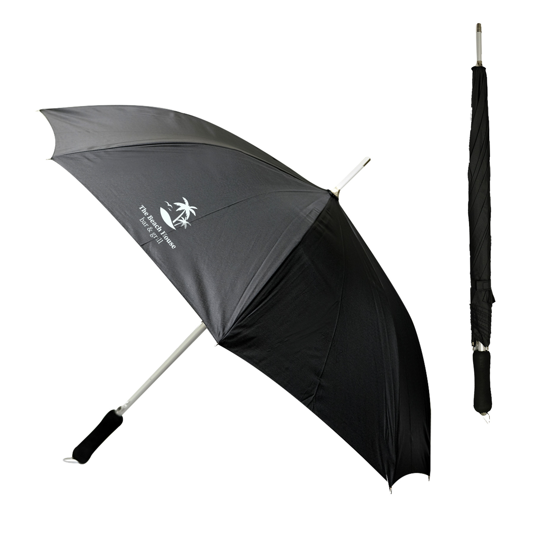 Executive Umbrella: 46" Arc With Soft Touch Handle - HPG Brands