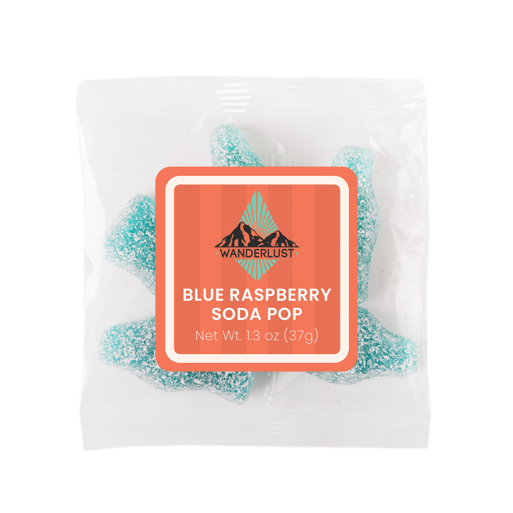 Blue Raspberry Soda Bottles: Taster Packet - HPG Brands