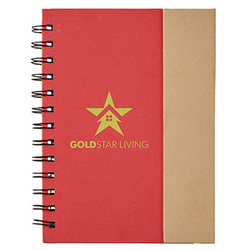 Eco Magnetic Notebook with Sticky Notes & Pen - HPG Brands