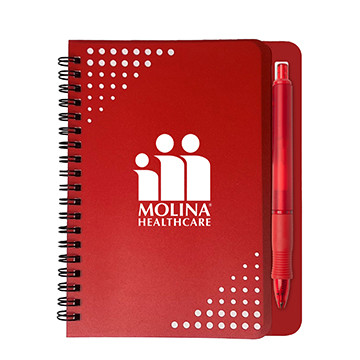 5" x 7" Havana Notebook w/Pen - HPG Brands