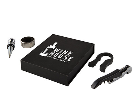 4-Piece Wine Tool Set - HPG Brands