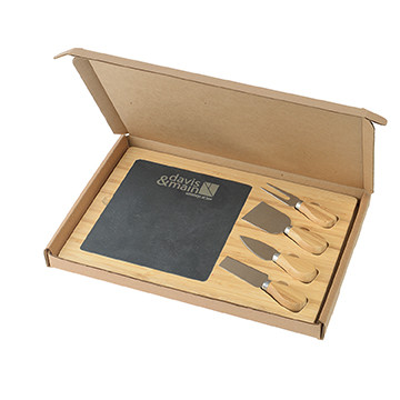 Slate Cheese Board Gift Box Set - HPG Brands