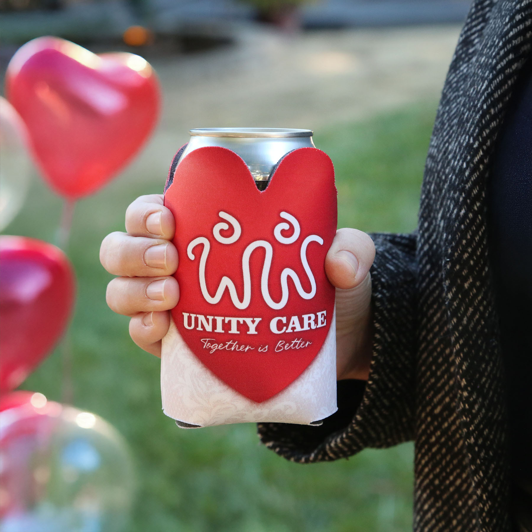 American Made Heart Can Cooler - HPG Brands