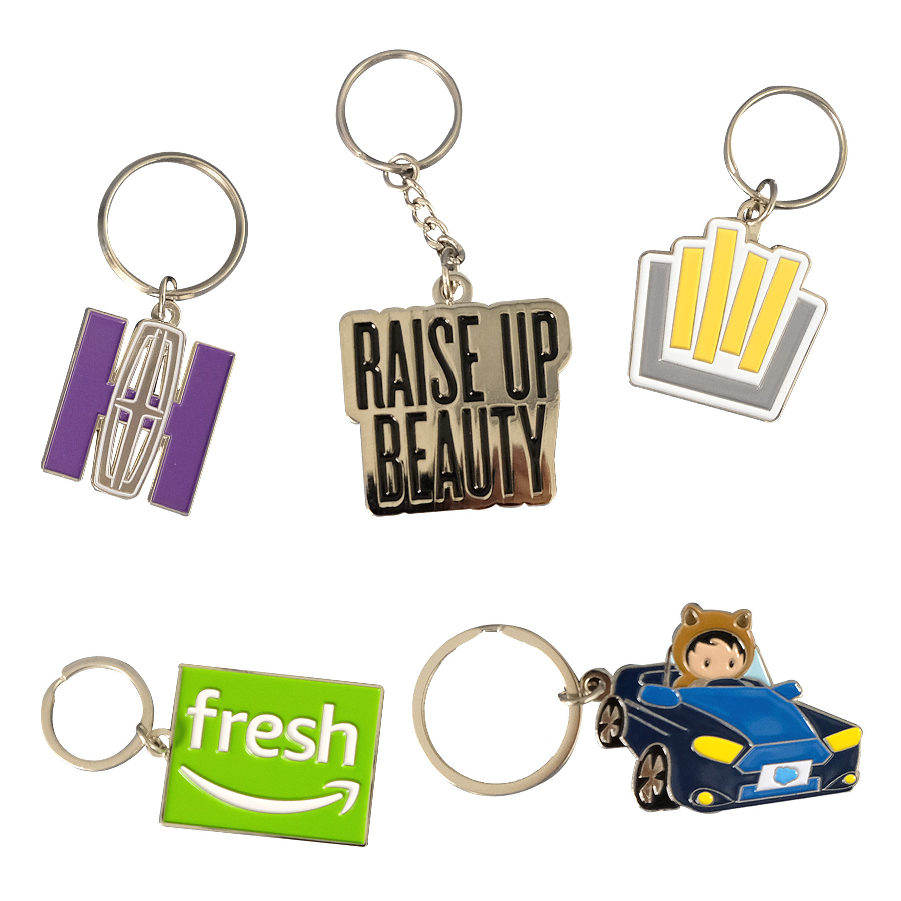 1.75" x 1.75" Diestruck Soft Enamel Keychain - HPG Brands