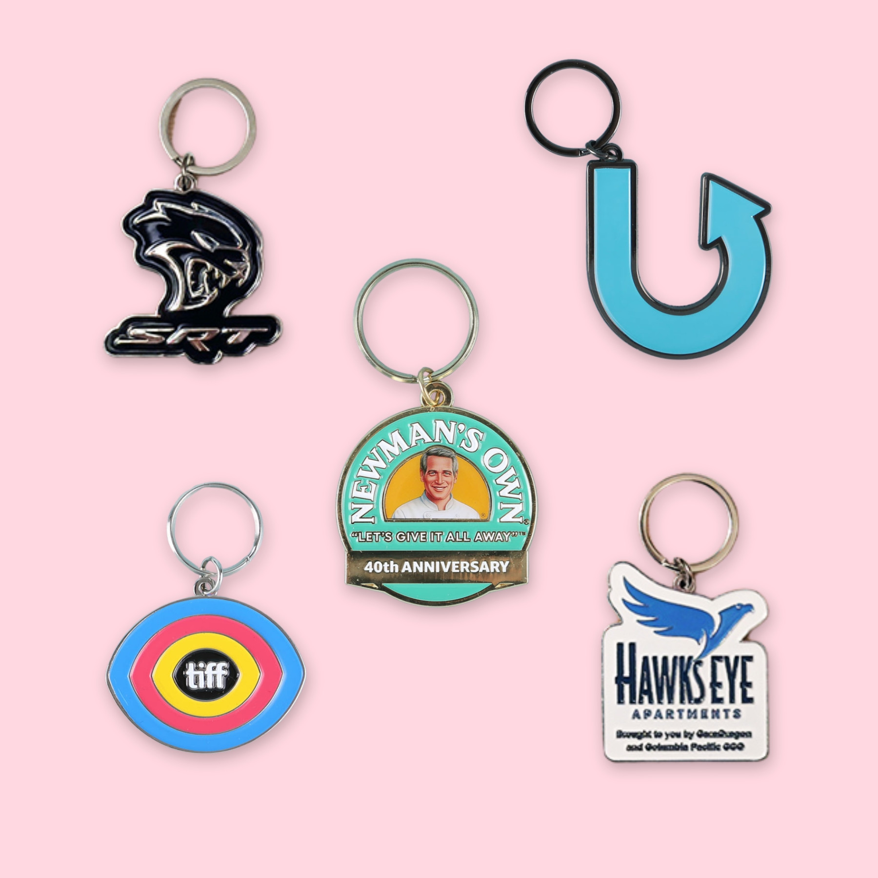 2" x 2" Diestruck Soft Enamel Keychain - HPG Brands