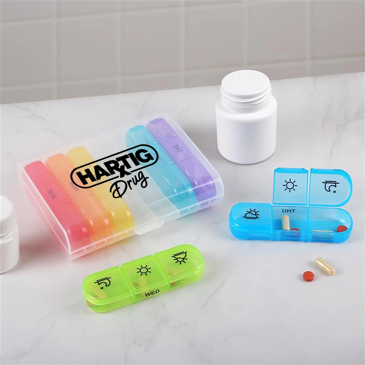 21 Compartment Pill Box - HPG Brands