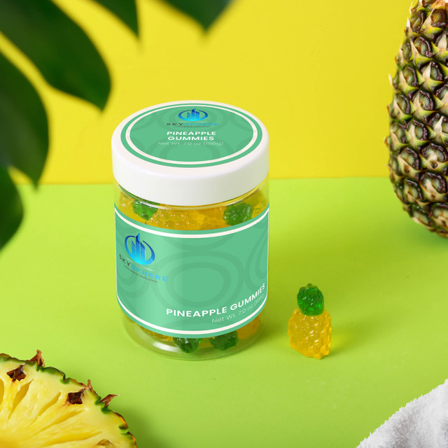 Pineapple Gummies: Small Jar - HPG Brands
