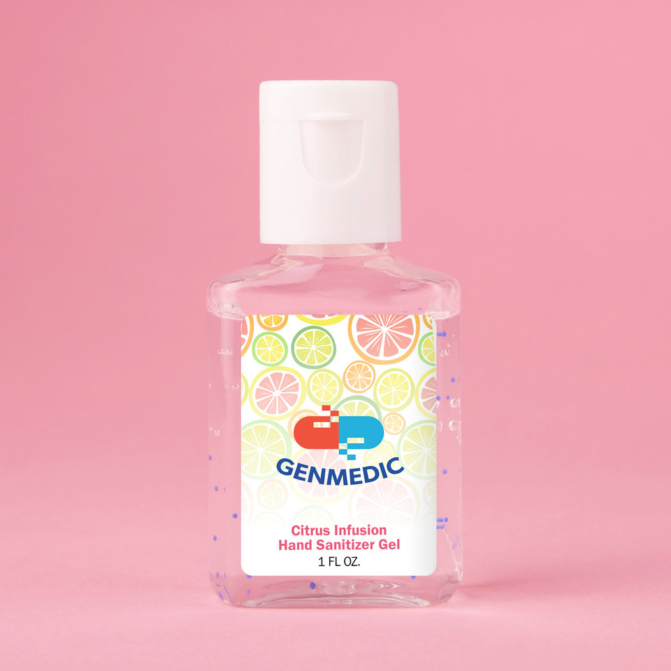 Hand Sanitizer Gel: 1 Oz Rectangle Bottle - HPG Brands