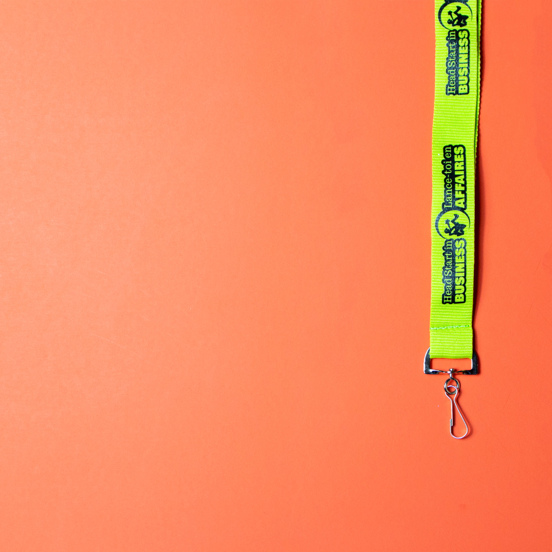 Silkscreened Flat Polyester Lanyard: 1/2" W X 36" L - HPG Brands