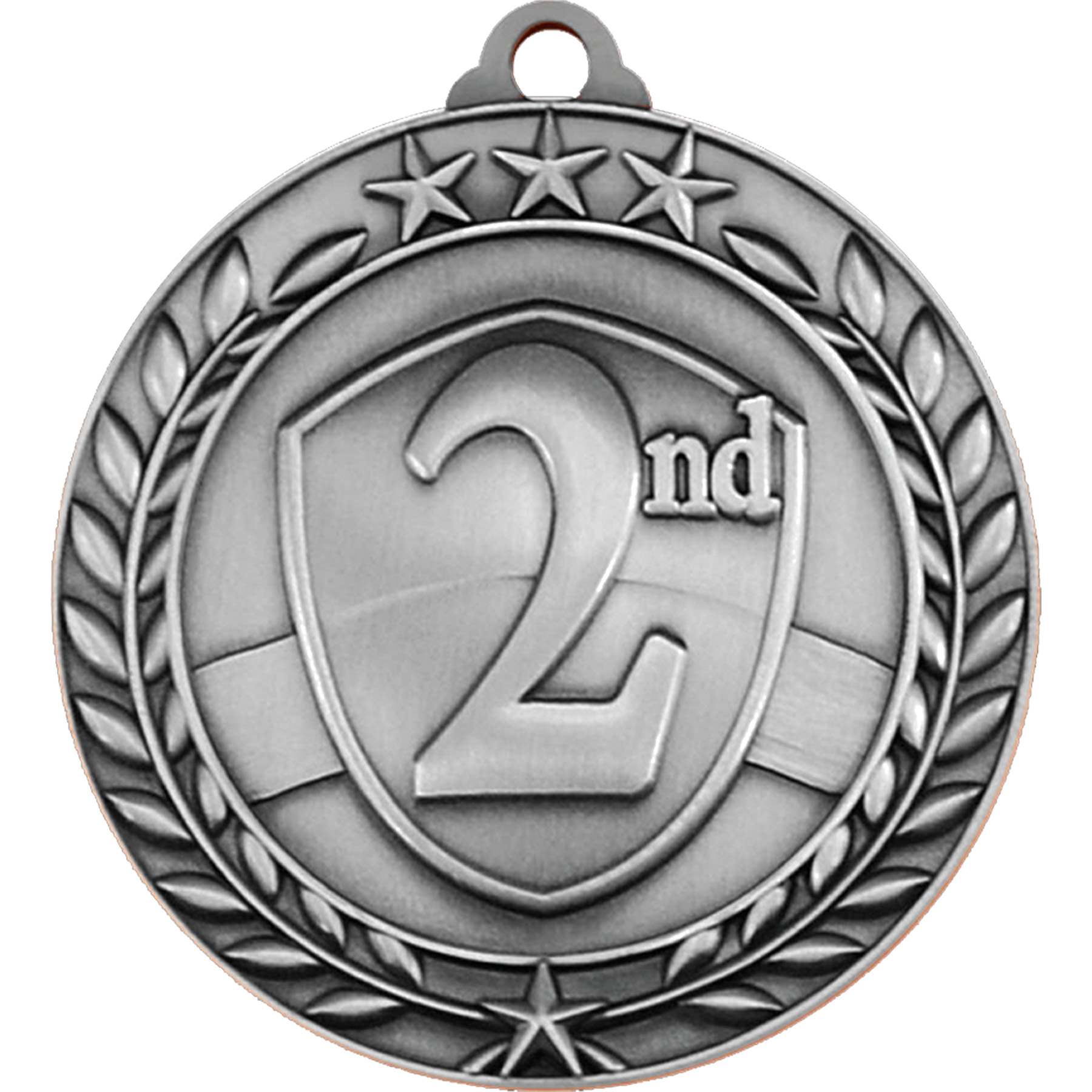 Stock Small Academic & Sports Laurel Medals: 2Nd Place - HPG Brands