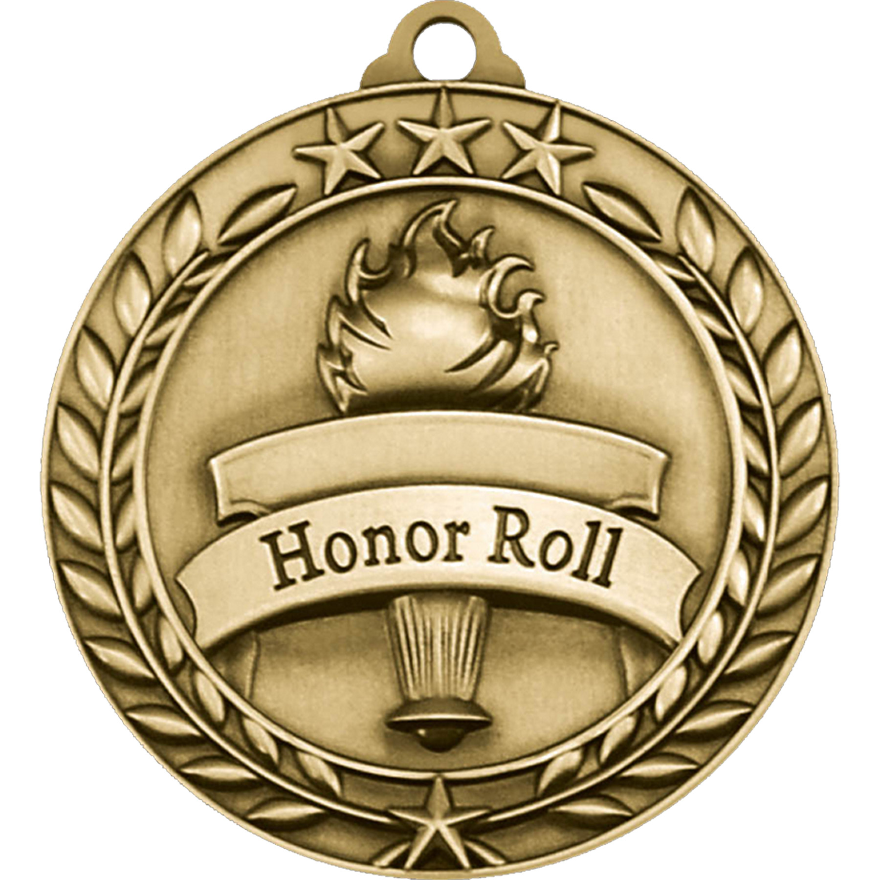 Stock Small Academic & Sports Laurel Medals: Honor Roll - HPG Brands