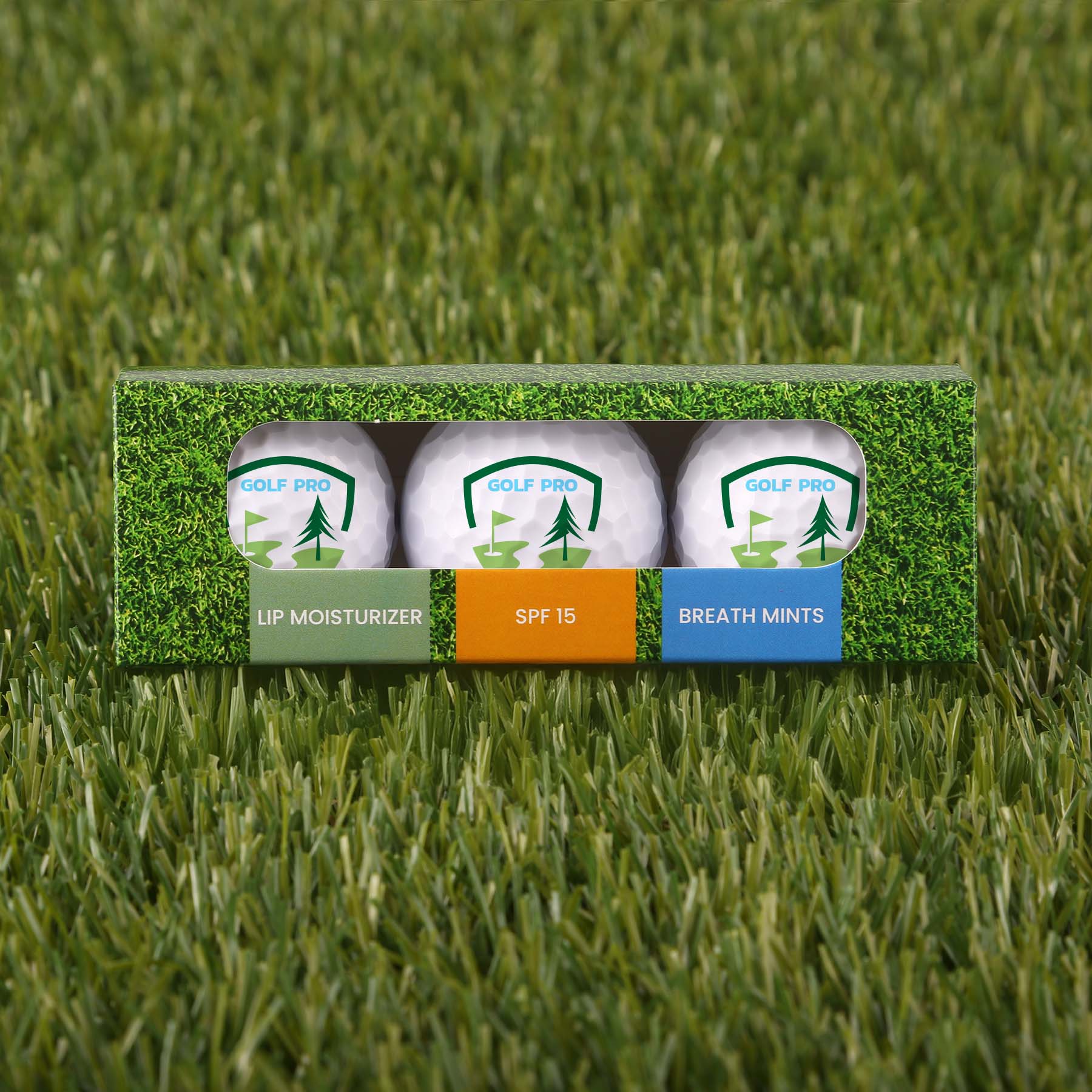 3 Pack Golf Ball Lip Moisturizer, Mints & SPF15 Lip Moisturizer - HPG ...