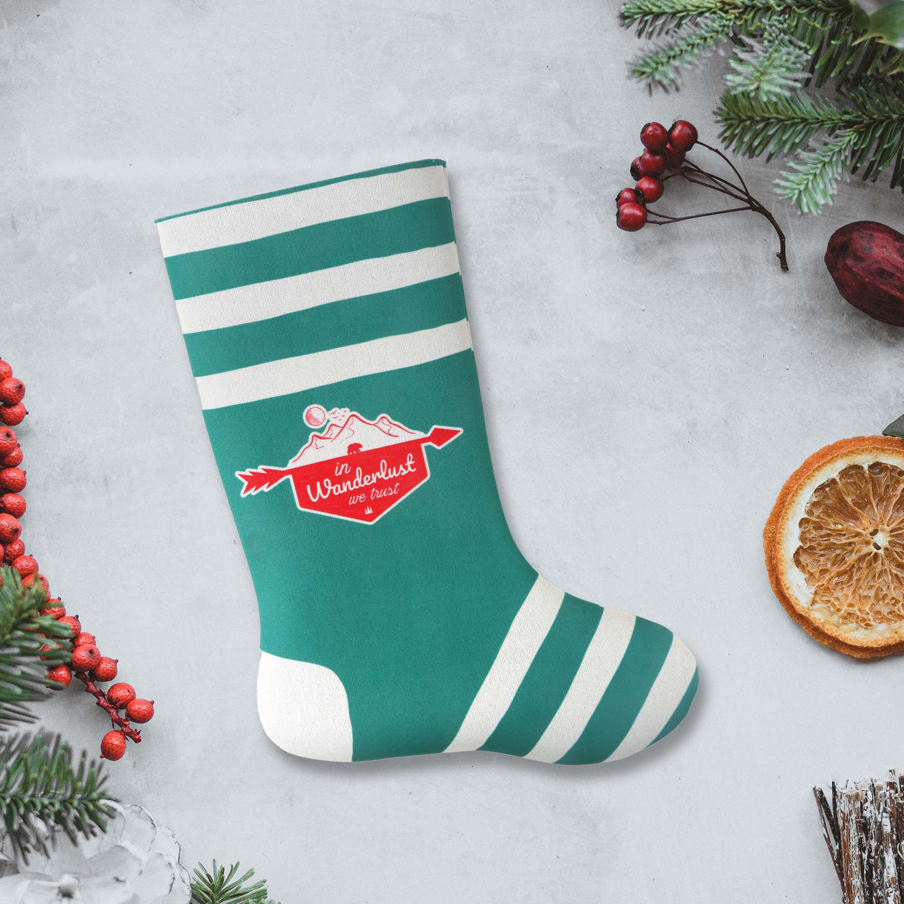 Full Color American Made Stocking: Medium - HPG Brands