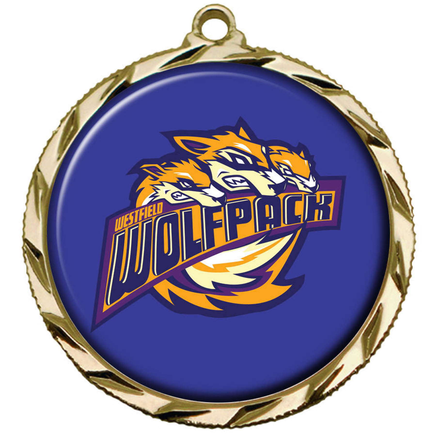 Digistock Medals: Raised Dart Patterned Border With 1 1/2" Dia Insert ...
