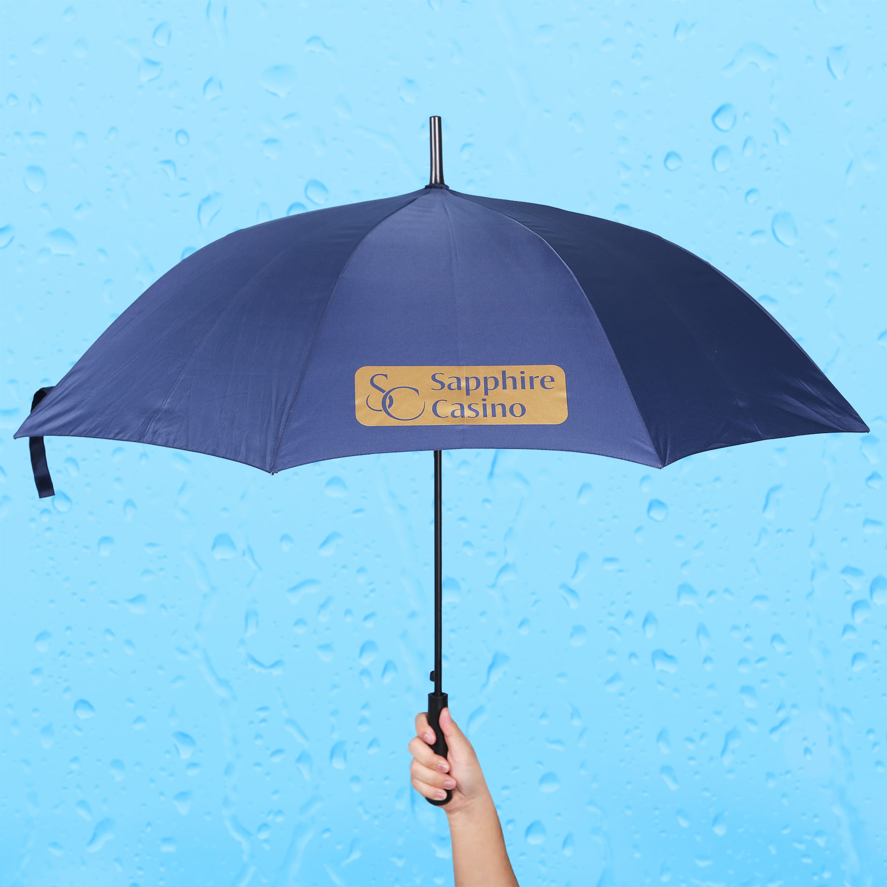 Executive Umbrella: 46" Arc With Straight Handle - HPG Brands