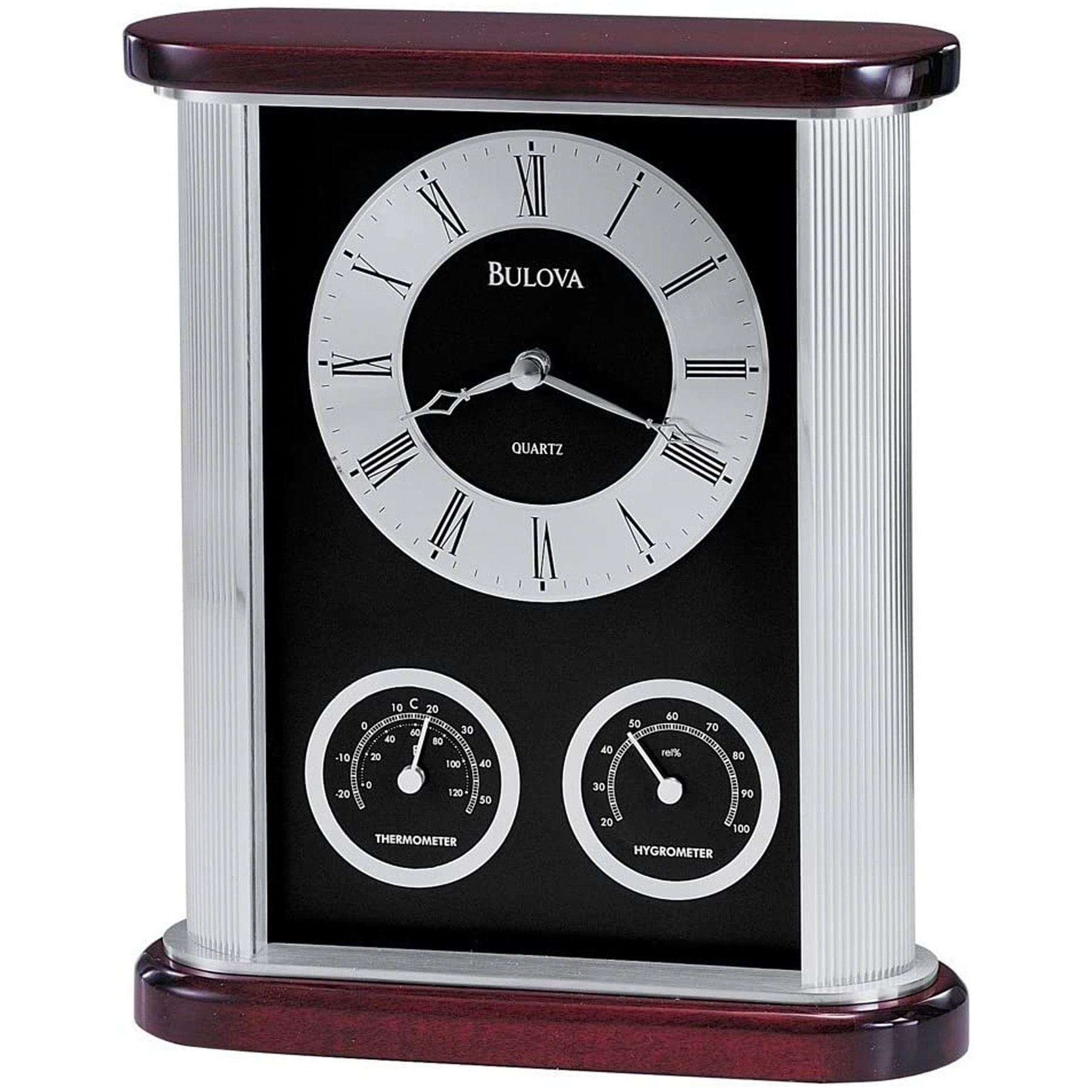 Bulova B7590 Belvedere Executive Clock - HPG Brands