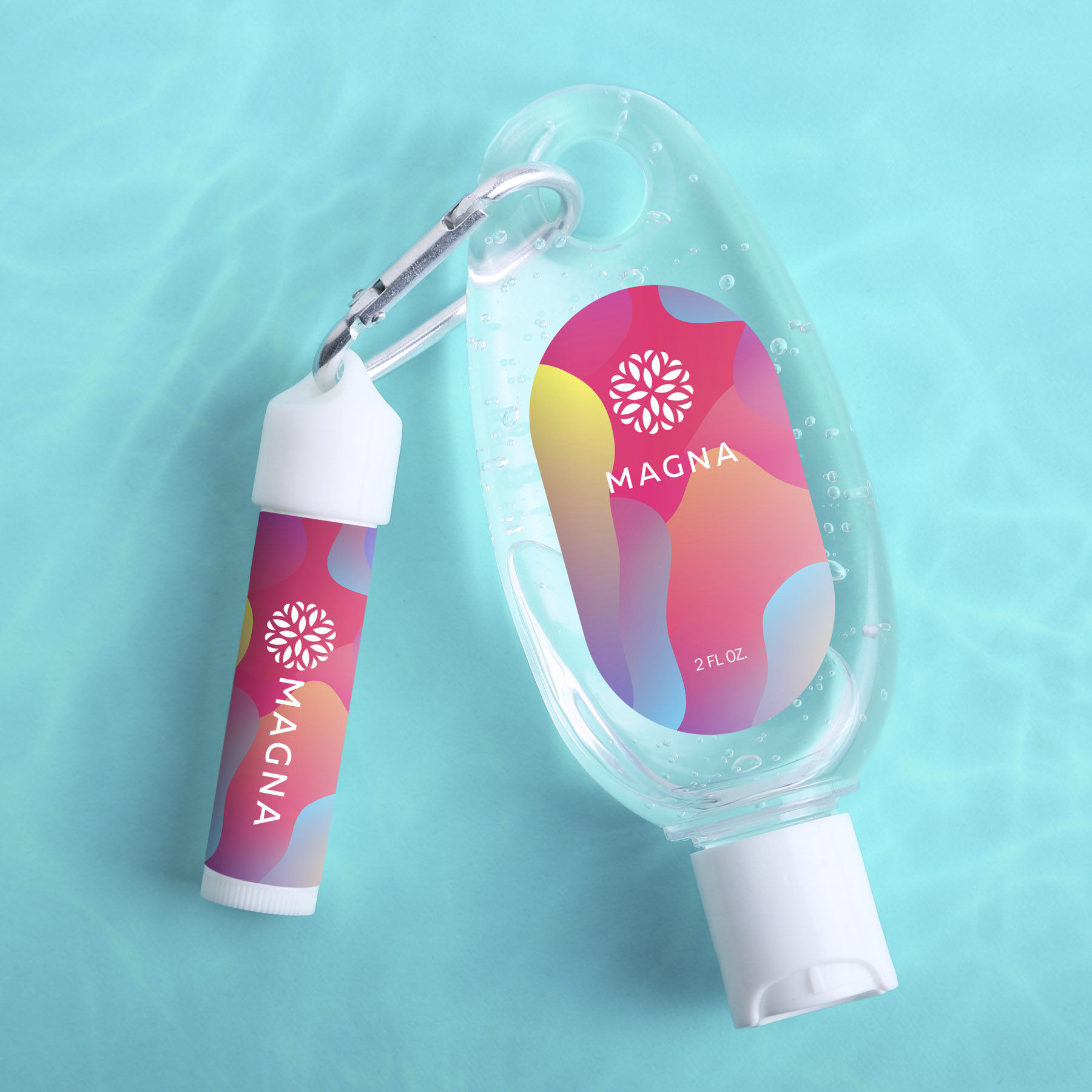 Sanitizer & Lip Moisturizer Carabiner Kit - HPG Brands