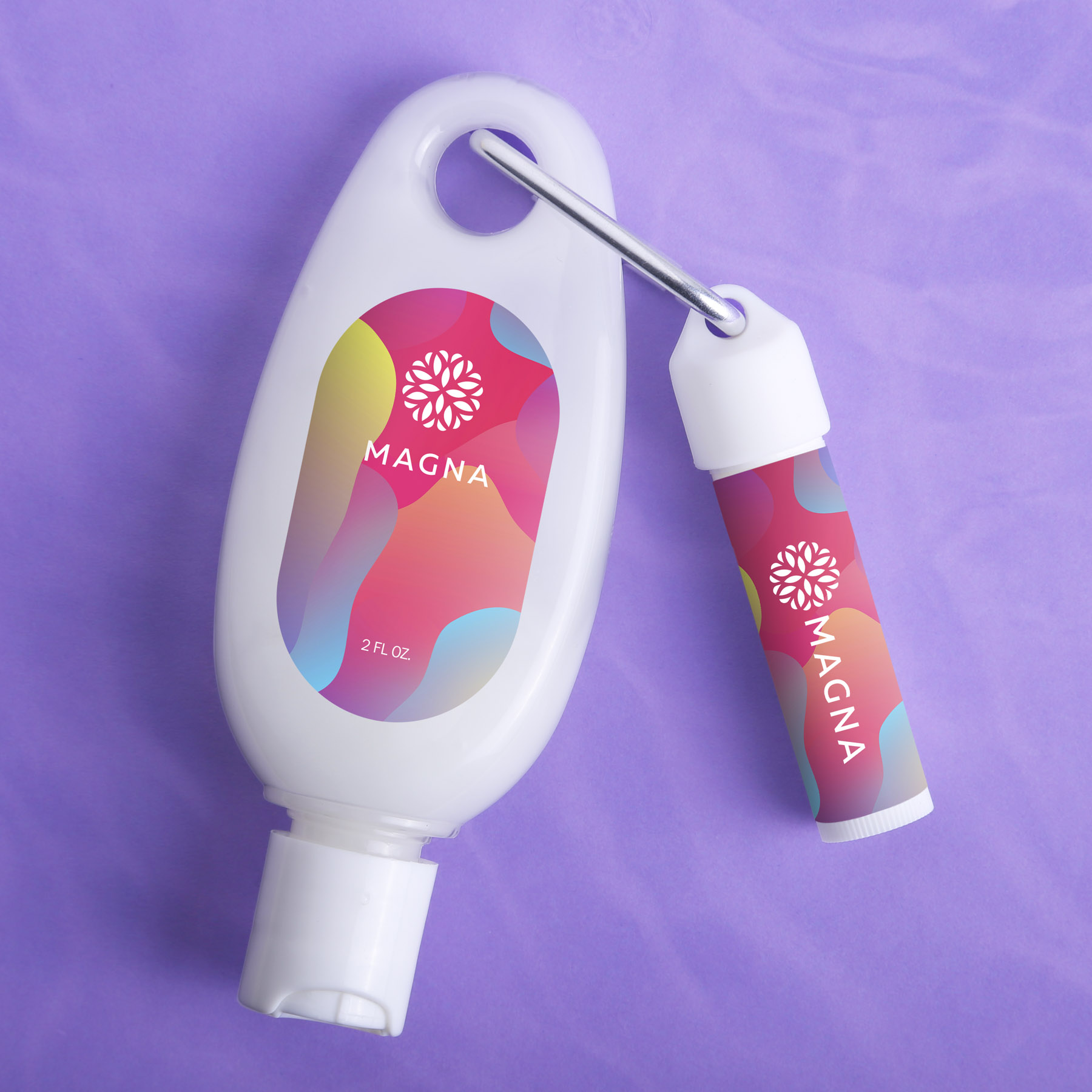 Quench Hand & Body Lotion & Lip Moisturizer Carabiner Kit - HPG Brands