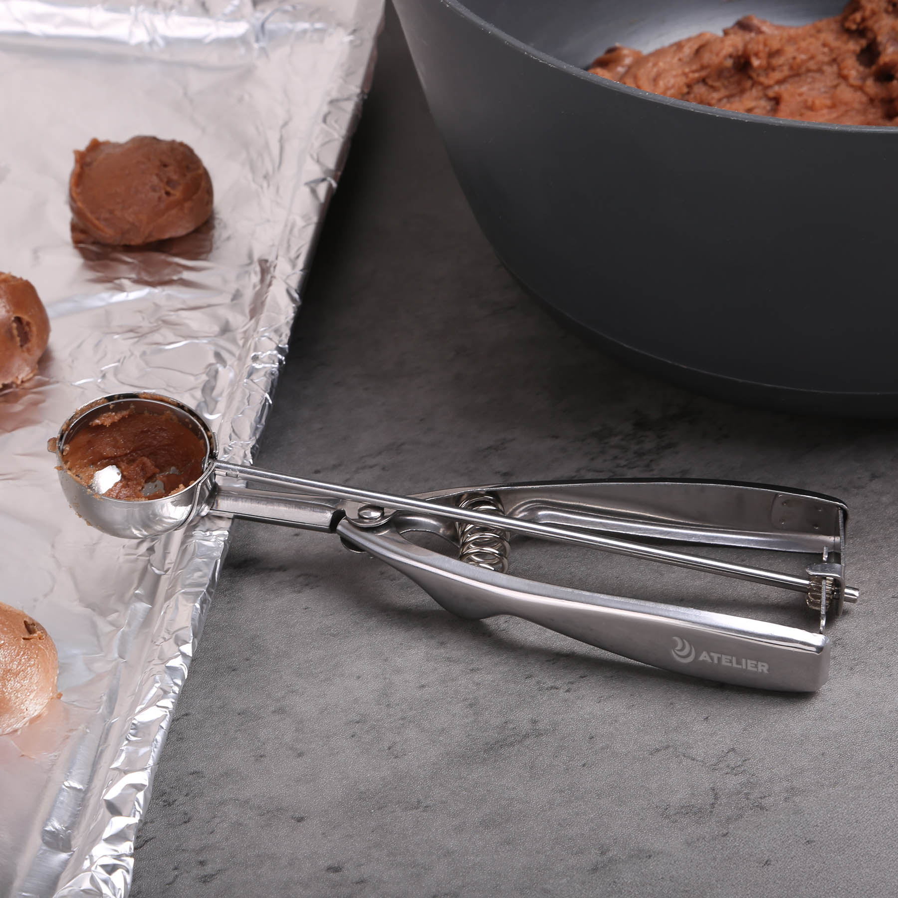 Blaze Stainless Kitchen Food Baller Scoop - HPG Brands