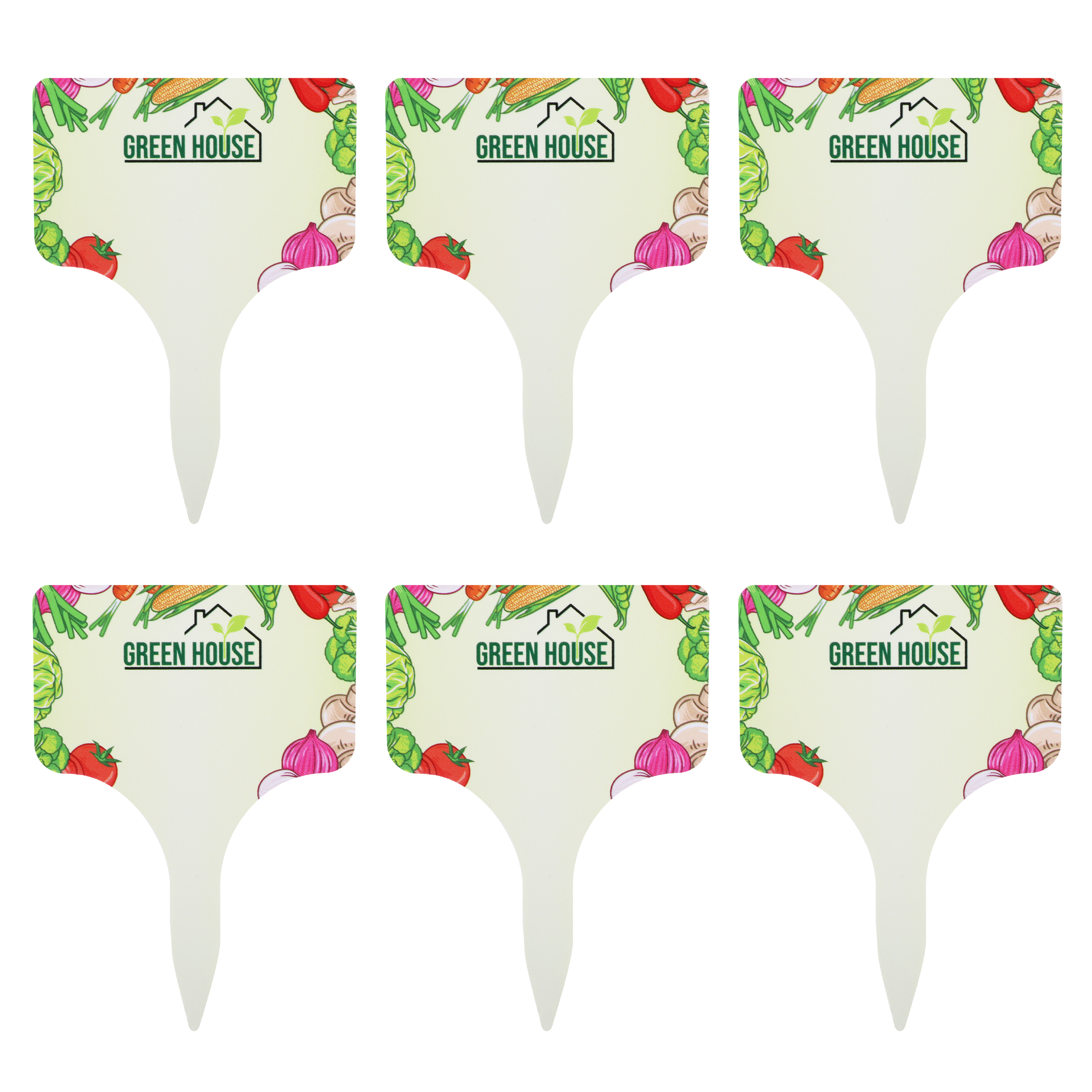 Evergreen 6 Pc. Garden Stake Set - HPG Brands