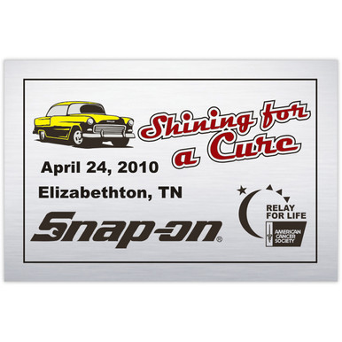 Full Color Dash Plaques (Custom Sized between 3 and 6 sq. in.) - HPG Brands