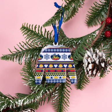 Offset Print Custom Ornament On Stainless Steel With Epoxy Dome: 1 ...