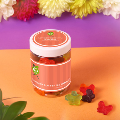 Rainbow Butterfly Gummies: Large Jar - HPG Brands