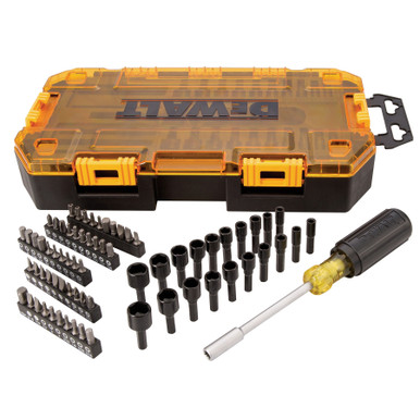 DeWalt Toughbox 70 Piece 1/4'' Multi-Bit & Nut Driver Set - HPG Brands