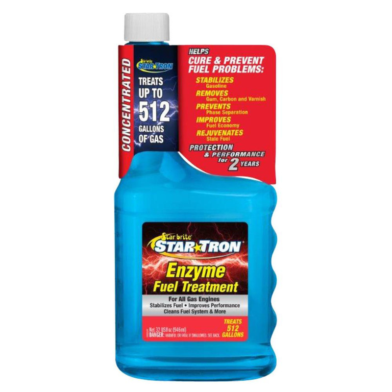Star Tron Gasoline Additive Concentrate - 32oz. Bottle - 1oz : 16 GAL