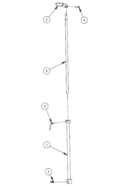 Angle Mast Bracket | Core Bore M-2 Rig | 4641069