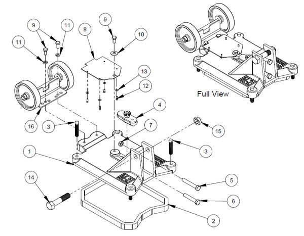 Slot Cap Assembly | Core Bore M-2 Rig | 4600046