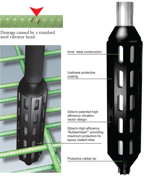 Oztec 2-3/4" Rubber Head | HR 275 OZ