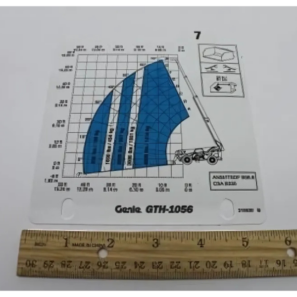 Load Chart, Gth-1056, 6-7 | Genie 215630GT