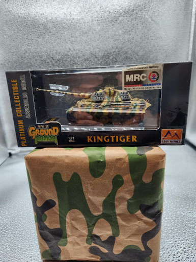 German Kingtiger Tank Easy Model Ground Armor 1/72 ready built, painted ...