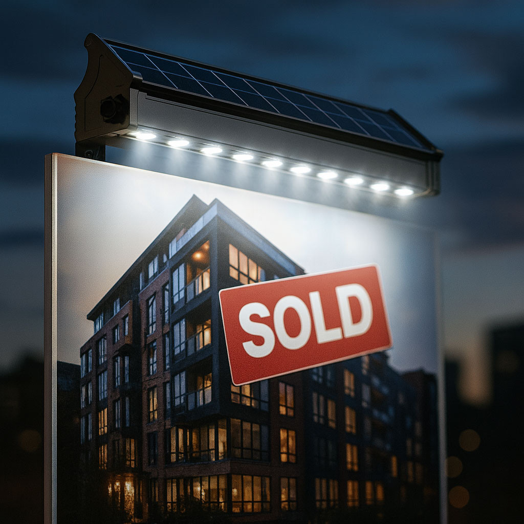 Solar Sign Lights | Solar Billboard Lights - Lighting Style