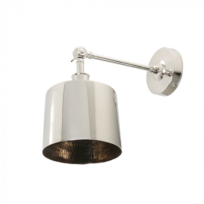 Indoor Wall Light Shiny Nickel PTO | Lighting Style