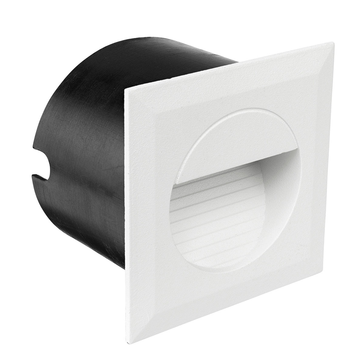 Step Light 1.2W 40lm IP44 4200K 80mm Square White | Lighting Style