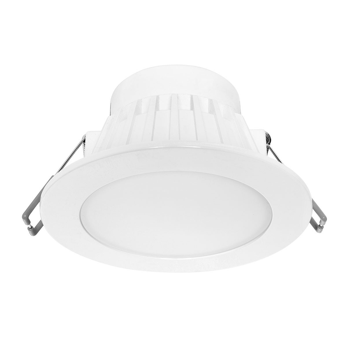 8W LED Downlight 820lm IP44 5000K 115mm White | Lighting Style