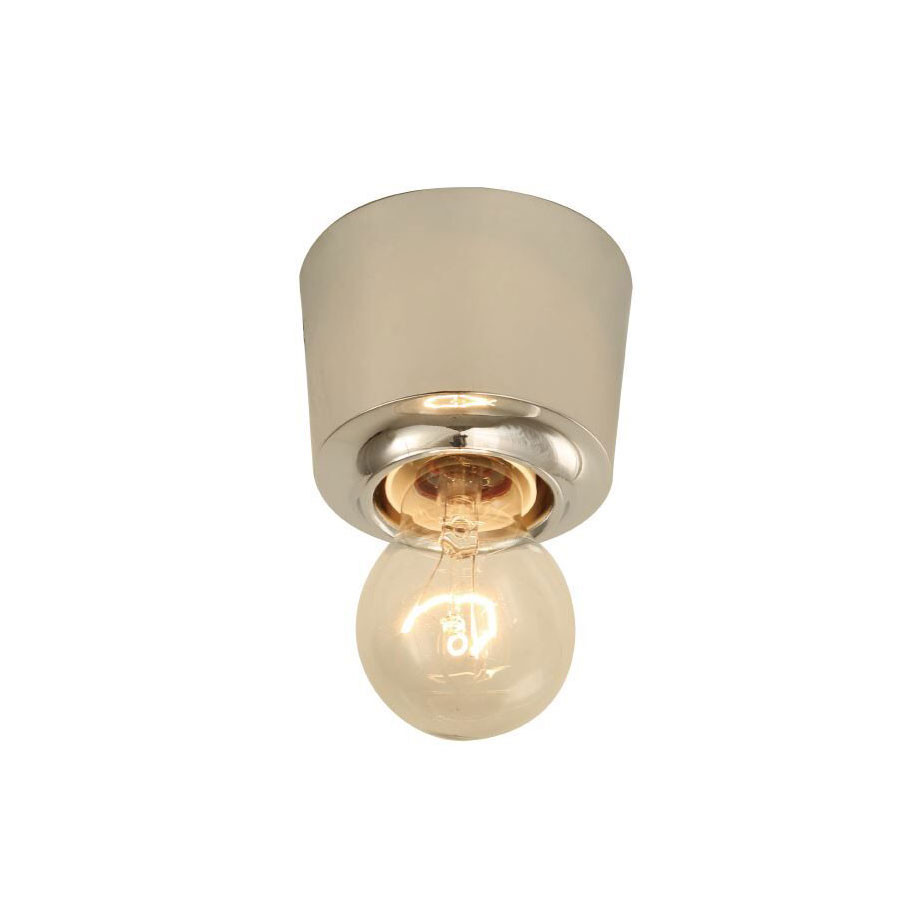 Chrome Batten Fix 40W B22 90mm | Lighting Style