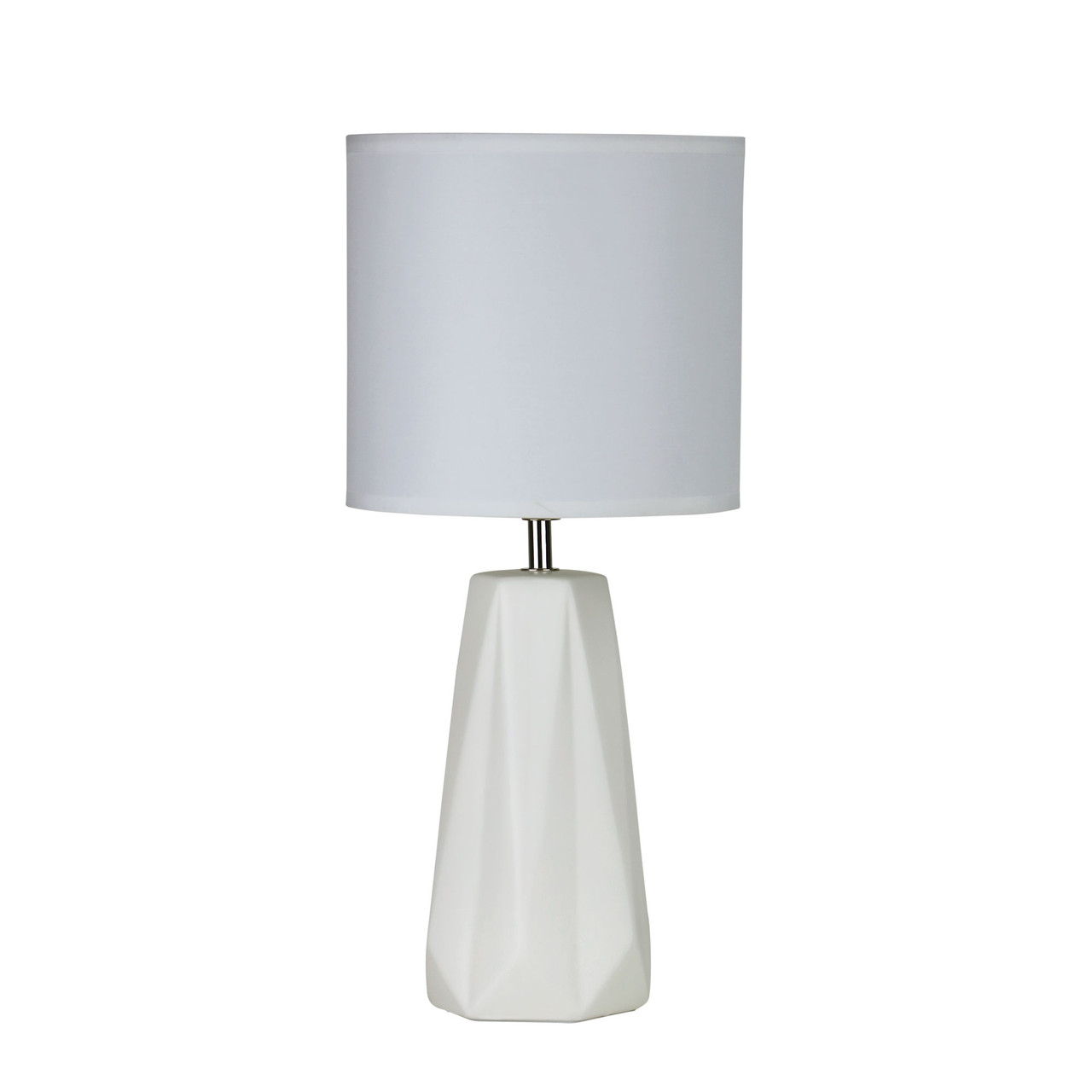 Matte White Table Lamp E27 60W 450mm | Lighting Style
