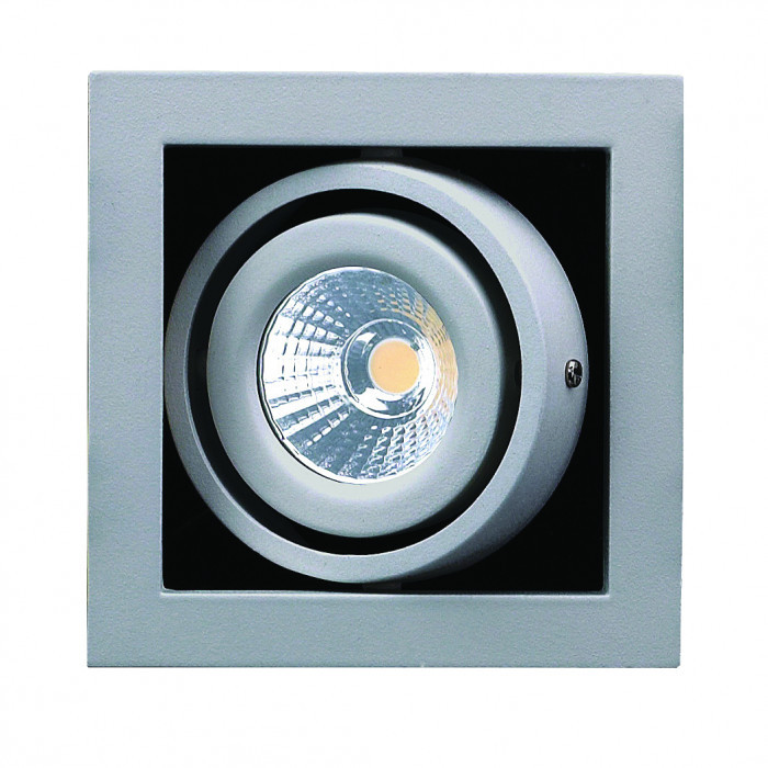 Single Silver Framed 6W LED Downlight | Lighting Style
