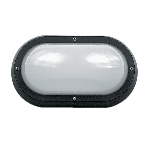 Black E27 IK10 Plain Bulkead Light | Lighting Style