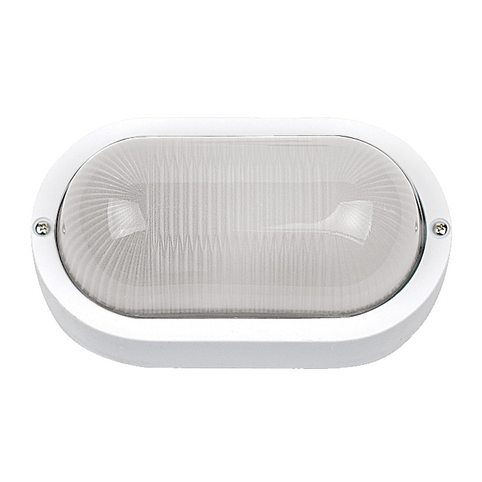 Ovoid White Nylon Bunker Light | Lighting Style
